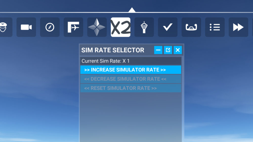 „Sim Rate Selector“: Freeware-Tool für MSFS | FSNews24 FSNews24