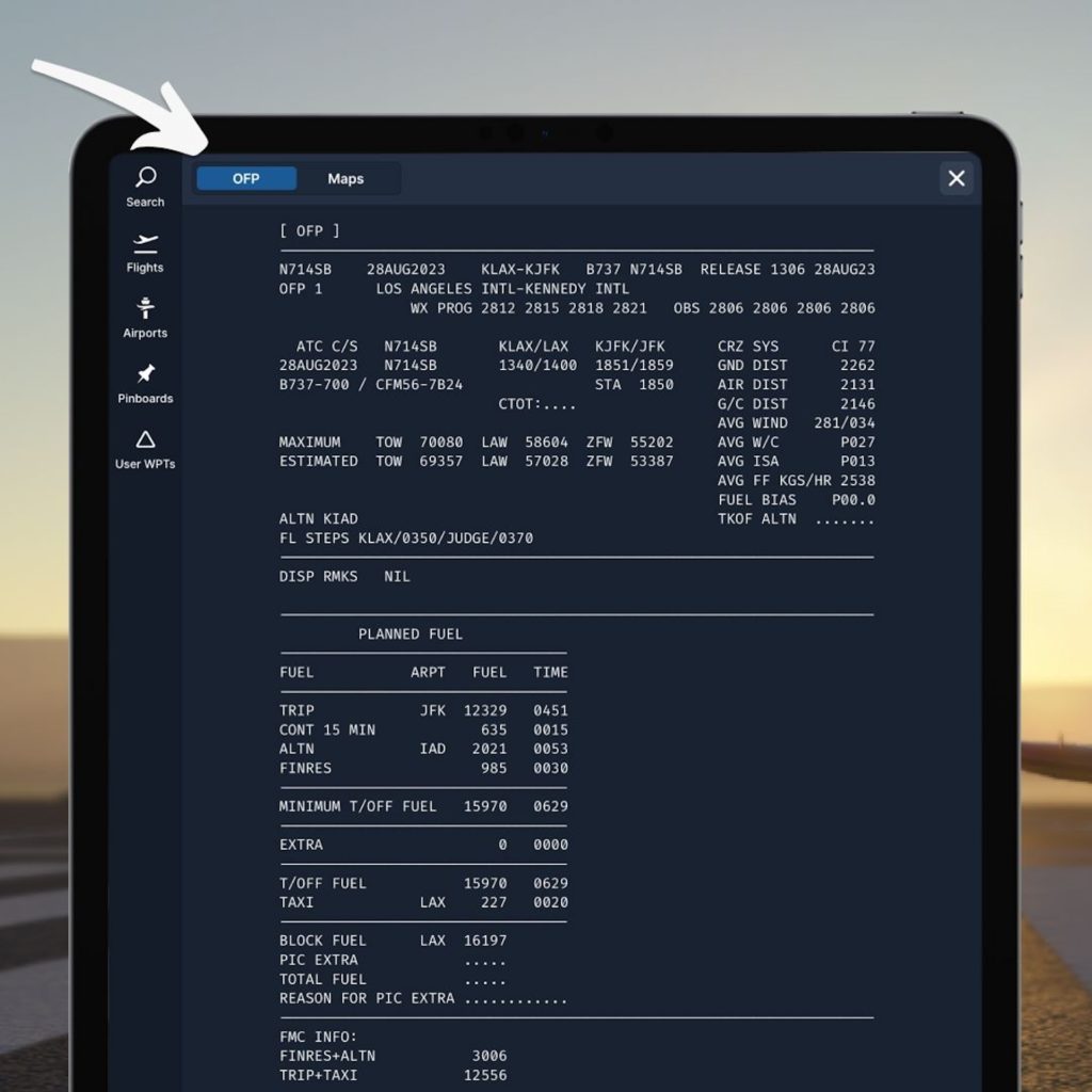 Navigraph App: Drei neue Funktionen | FSNews24 FSNews24
