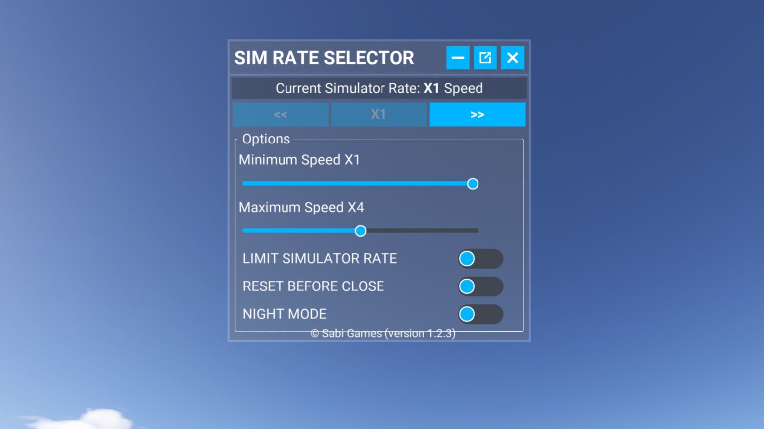 „Sim Rate Selector“: Gratis-Tool nun auch für MSFS 2024