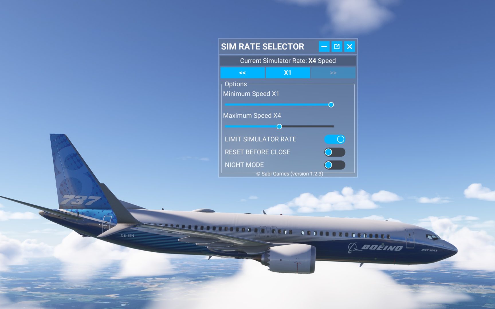 „Sim Rate Selector“: Gratis-Tool nun auch für MSFS 2024