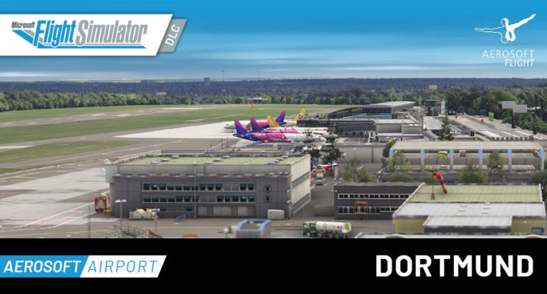 Aerosoft: Flughafen Dortmund für MSFS 2020/2024 erschienen